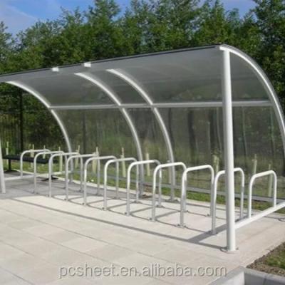 China Polycarbonate Solid Roofing Sheets Foldable Polycarbonate Roofing Panel For Swimming Pool for sale