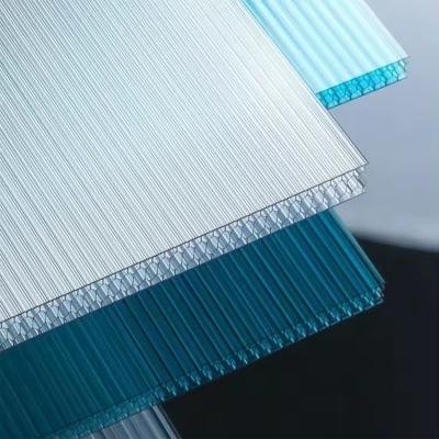 China High Strength Cost Effective Clear Plastic Polycarbonate / PC Corrugated Transparent Roofing Sheet for Shed for sale