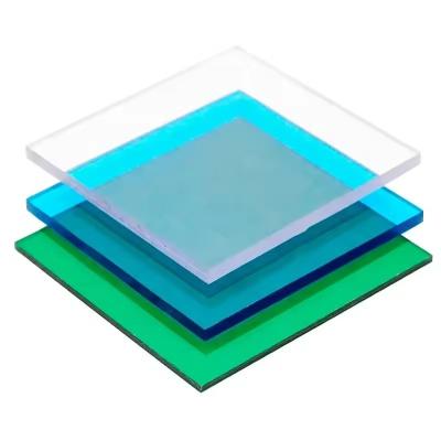 中国 PC板 透明温室屋根 3mm 4mm 6mm 8mm 12mm 透明 コンパクト 固体ポリカルボネートプレート ガラスシート 建材用 販売のため