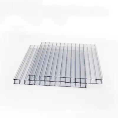 China Modern Design 12mm Transparent Translucent Plastic Hollow Polycarbonate Wall Sheet for Office Decoration Pc Hollow Sheet for sale