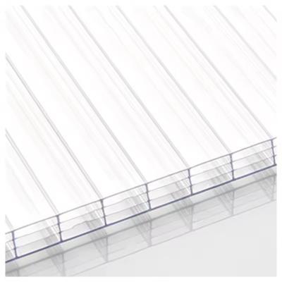 China 5mm 10mm paneles de pared múltiple sombreador de sol de policarbonato hoja hueca para el refugio del coche 5mm doble de pared hoja hueca de policarbonato en venta