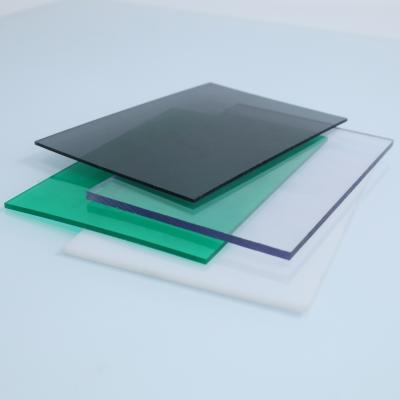 China Anti-scratch Hard coating Solid polycarbonaatplaat voor bouwmateriaal Te koop