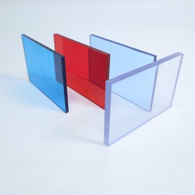 China Anti-scratch Hard coating Solid polycarbonaatplaat voor bouwmateriaal Te koop