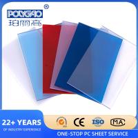 China 6mm Bronze Polycarbonate Solid Sheet Philippines for sale