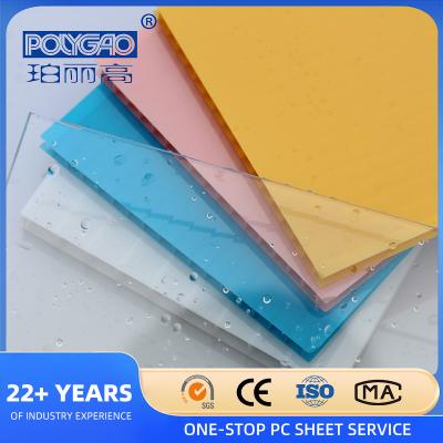 China Fabriek Groothandel Transparent Solid Polycarbonate Plaat slijtagebestendige pc-plaat voor bouwmateriaal Te koop