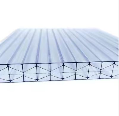 China 20 mm 32 mm polycarbonaat dakplaten X structuur PC polycarbonaat plaat Multiwall for sale