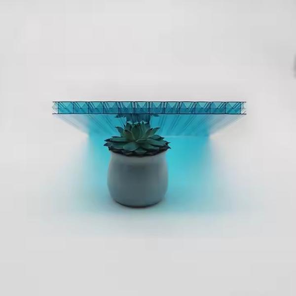 다형 X 구조 폴리카보네이트 시트 다벽 홀 폴리카보네이트 시트 16mm-32mm