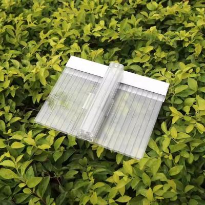 China Verbund-Co-Extrusions-U-LOCK-Platte, farbig, transparent, Hohlkammerplatte für Danpalon-Polycarbonat-Fassade, Doppelhakentafel zu verkaufen
