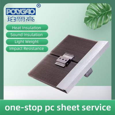 Cina Lastre per coperture in policarbonato Danpalon U-Lock con blocco UV, lastre cave in plastica per tetti apribili, per materiali da costruzione ecologici in vendita