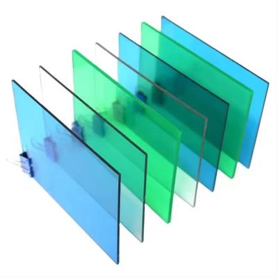 China High Transmittance UV Coated Polycarbonate Solid Sheet with Customized Length for Skylight Roof and Carport for sale
