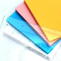 China 4mm 6mm 8mm Polycarbonate Solid Sheet PC Solid Sheet with 50 Micron UV Coating and Flame Retardant B1 for sale