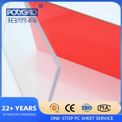 China 4mm Clear Polycarbonate Solid Sheet with More Than 5 Years Warranty and 3D Model Design for Noise Barrier and Greenhouse Building for sale