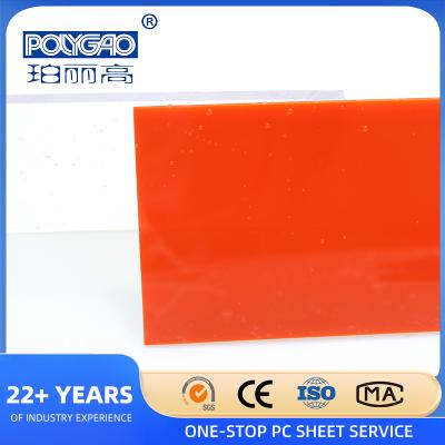 China 6mm dicke, transparente Polycarbonat-Massivplatte mit kundenspezifischer Länge und Composite-Coextrusion für Außenanwendungen zu verkaufen