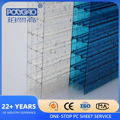 Китай Экологически чистый прочный полый лист из поликарбоната с индивидуальной длиной для применения в теплицах продается