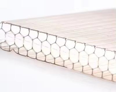 China Factory Direct Polycarbonate Honeycomb Board PC Honeycomb Sheet with 2100 mm Width and 4mm-12mm Thickness for sale