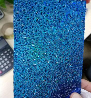 China UV Resistant Coating PC Particle Sheet Scratch Resistant Surface Polycarbonate Embossed Endurance Board for sale