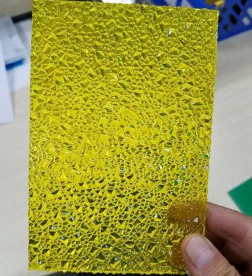 China UV Resistant Coating PC Particle Sheet Scratch Resistant Surface Polycarbonate Embossed Endurance Board for sale
