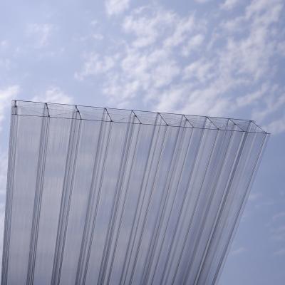 China Impact-resistant X-type Multi-layer Polycarbonate Sheet X-shaped Structure Solar Board for Wall Panel for sale