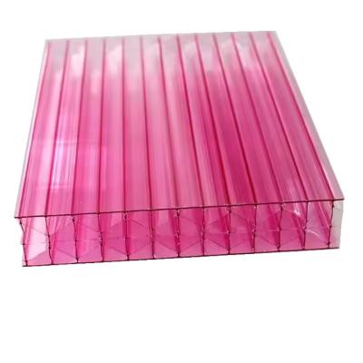China Impact-resistant X-type Multi-layer Polycarbonate Sheet X-shaped Structure Solar Board for Wall Panel for sale