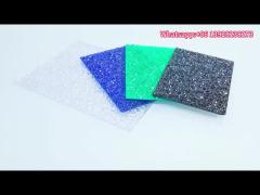 UV 400 Unbreakable Clear Colored Polycarbonate Sheets Diamond Poly Carbonate Plate