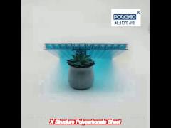 Multi Shape X Structure Polycarbonate Plaat Multiwall Hollow Polycarbonate Plaat 16mm- 32mm