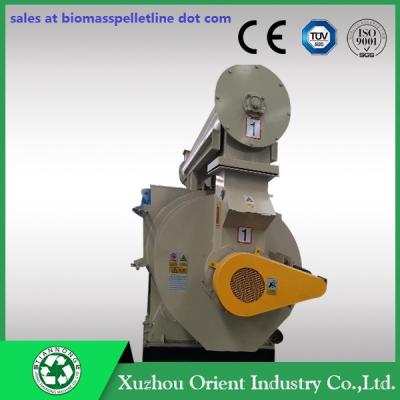 China Energy Saving  High Capacity Biomass Ring Die Horizontal Wood Pellet Mill for sale