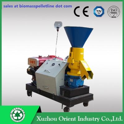 China Diesel/Motor Driven Flat Die Biomass Wood Pellet Mill for sale