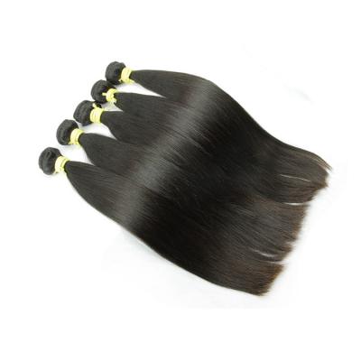 Cina estensioni diritte dei capelli umani 10A, capelli umani brasiliani non trattati neri naturali in vendita