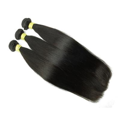 Cina estensioni diritte dei capelli umani 10A, capelli umani brasiliani non trattati neri naturali in vendita