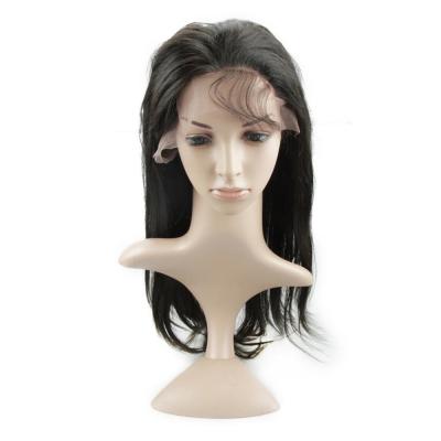 Cina Bella sensazione non trattata dei capelli umani 100% di Remy del pizzo delle parrucche lunghe nere naturali della parte anteriore in vendita