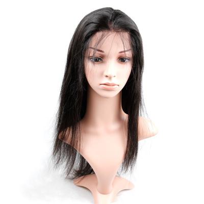 Cina Bella sensazione non trattata dei capelli umani 100% di Remy del pizzo delle parrucche lunghe nere naturali della parte anteriore in vendita