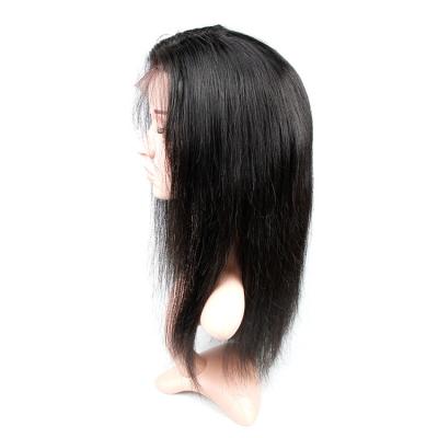 Cina Bella sensazione non trattata dei capelli umani 100% di Remy del pizzo delle parrucche lunghe nere naturali della parte anteriore in vendita
