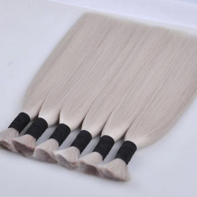 Cina Estensioni su misura dei capelli umani alla rinfusa di colore, capelli in serie sciolti umani 100% lucidi in vendita