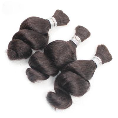 Cina Estensioni su misura dei capelli umani alla rinfusa di colore, capelli in serie sciolti umani 100% lucidi in vendita