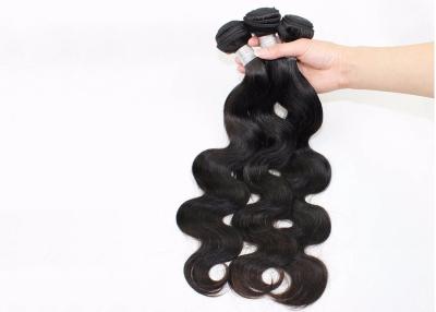Cina Chiusura umana del pizzo delle trame 4 * 4 del corpo di Wave di estensioni regolari dei capelli per le donne di colore in vendita