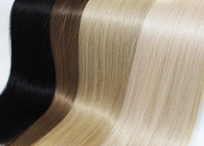 China No Tangle European Human Hair Extensions Double Drawn Hair Wefts Extensions for sale