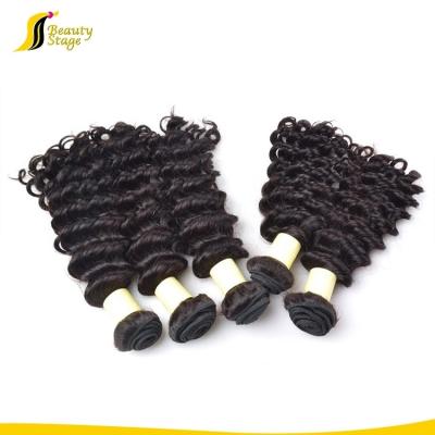 Cina Estensioni profonde dei capelli umani di Wave Remy, capelli ricci mongoli vergini di colore naturale in vendita