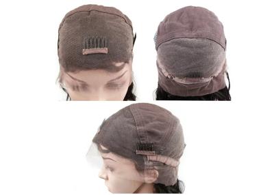 中国 深の150%密度の注文の完全なレースのかつらの波10 - 28インチの自然な色 販売のため