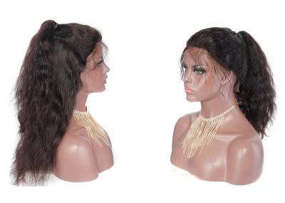 Cina Parrucche piene scure dei capelli umani del pizzo di Brown, parrucca piena brasiliana del pizzo di 100% con i capelli del bambino in vendita