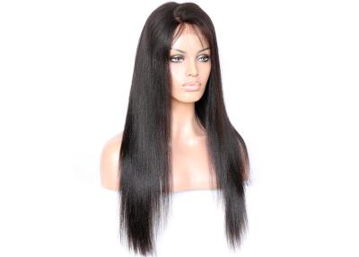 China Perucas retas da parte dianteira do laço do cabelo humano do Virgin brasileiro de 100% 5 polegadas para mulheres negras à venda