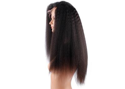 China Resilient Thick Virgin Remy Human Lace Front Wigs 18