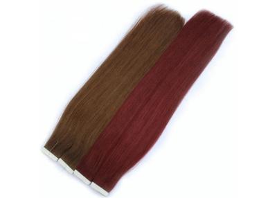 China Long Lasting Tape In Human Hair Extensions , 100 Remy Human Hair Tape In Extensions for sale