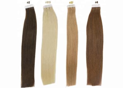 Cina Il nastro brasiliano vergine di 100% estratto doppio nelle estensioni dei capelli liscia Wave diritto in vendita