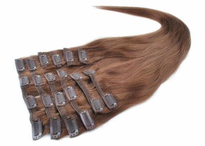 Cina Clip nelle estensioni naturali dei capelli, doppia clip dell'oro di Remy della trama 100 nelle estensioni dei capelli in vendita