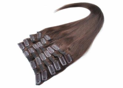 Cina Clip nelle estensioni naturali dei capelli, doppia clip dell'oro di Remy della trama 100 nelle estensioni dei capelli in vendita
