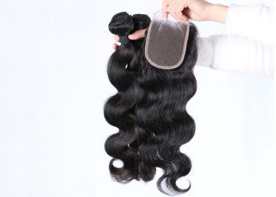 Cina Estensioni resilienti dei capelli 100 cuticole piene dei capelli umani di Remy allegate per le donne di colore in vendita