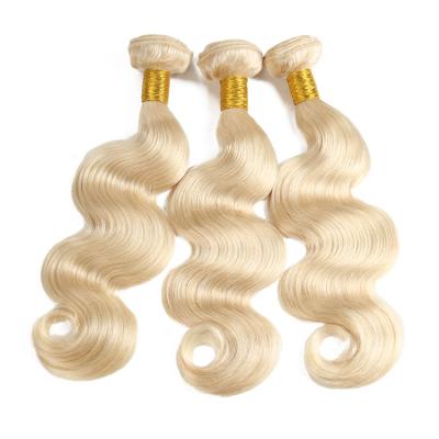 Cina Le estensioni lucide morbide dei capelli biondi di Remy sane puliscono senza nodi o pidocchi in vendita