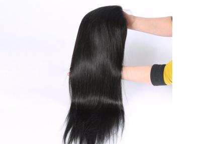 Cina Parrucche dei capelli colorate capelli reali diritti naturali, parrucche piene della parte anteriore del pizzo per le donne di colore in vendita