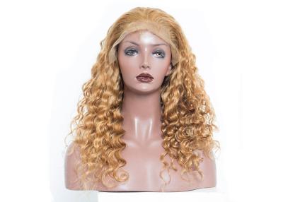Cina lungamente le parrucche ricce della parte anteriore del pizzo dei capelli umani 9A sane possono tingersi tutto il colore ed essere rivestite di ferro in vendita