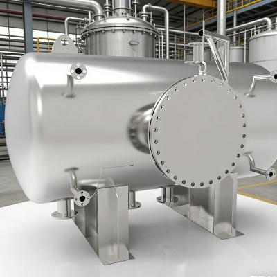 China Stainless Steel Shell and Tube Heat Exchanger with Customized Size and 0.1-10 Mpa Design Pressure for sale
